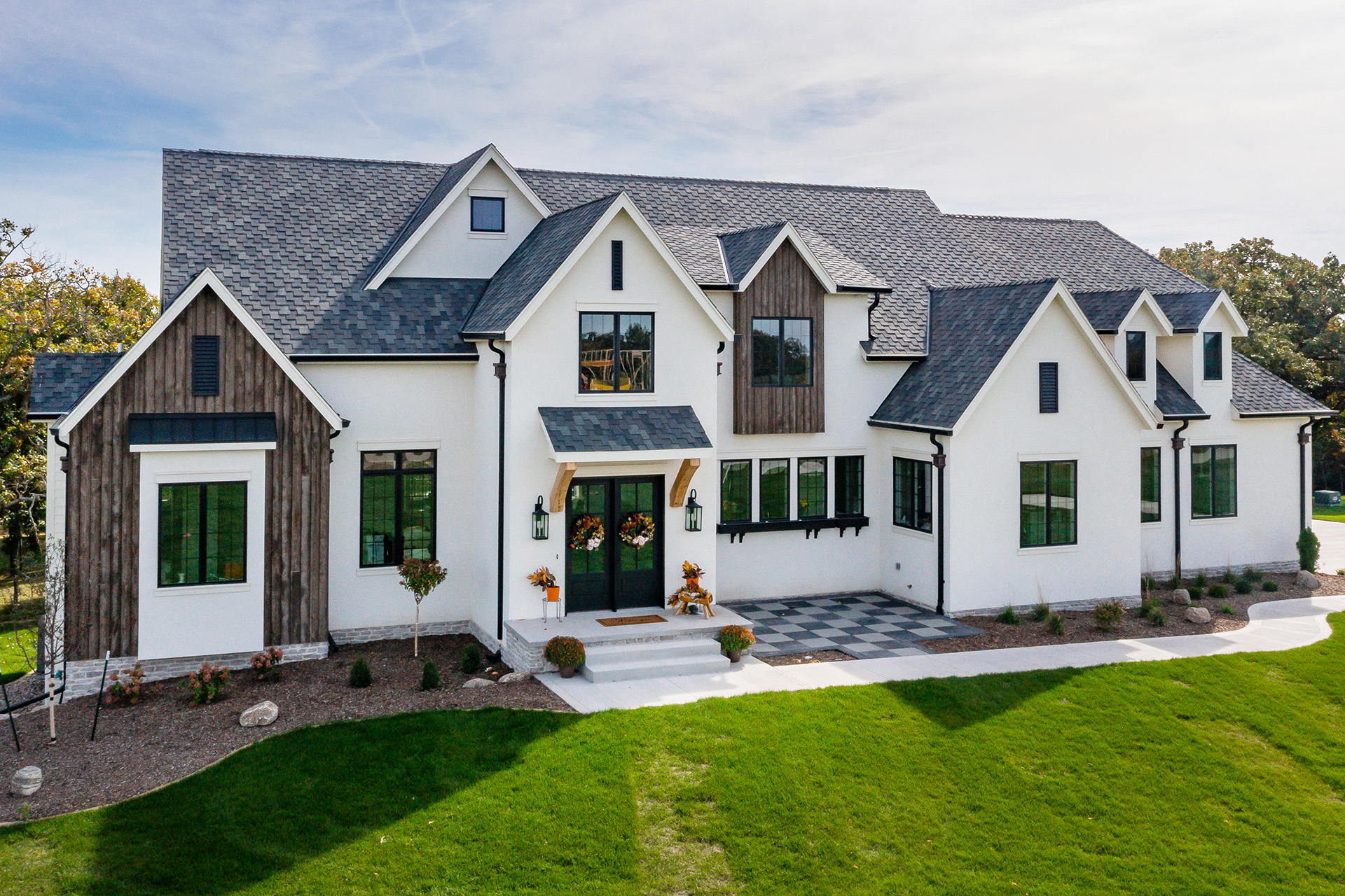 Modern Belgian Farmhouse | Adel, IA | New Home Gallery | Strahan ...